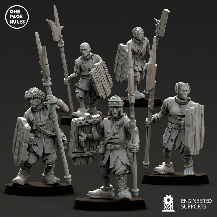 3D Printable Vampiric Undead - Army Bundle #1 by One Page Rules
