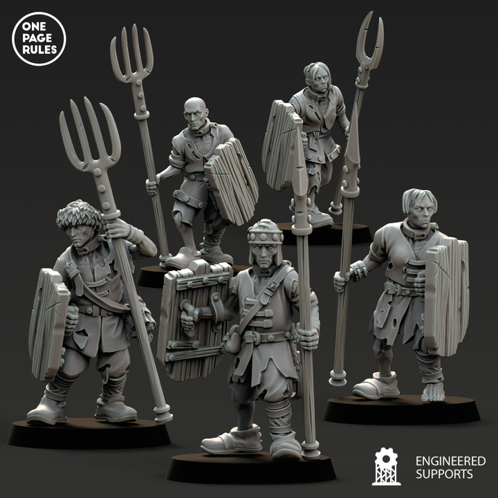 3D Printable Vampiric Undead - Army Bundle #1 by One Page Rules