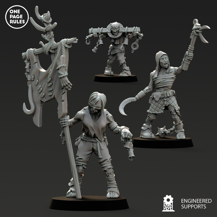 3D Printable Vampiric Undead - Army Bundle #2 by One Page Rules