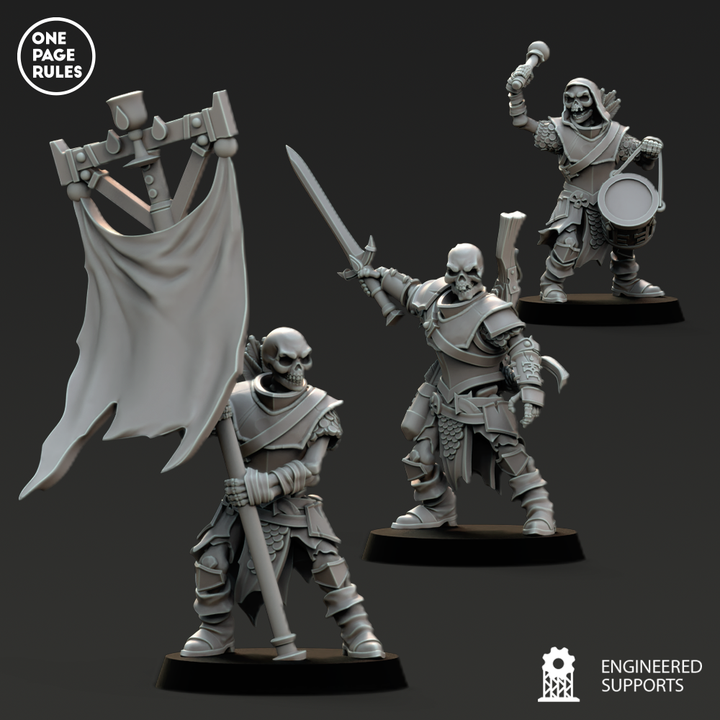 3D Printable Vampiric Undead - Army Bundle #3 by One Page Rules