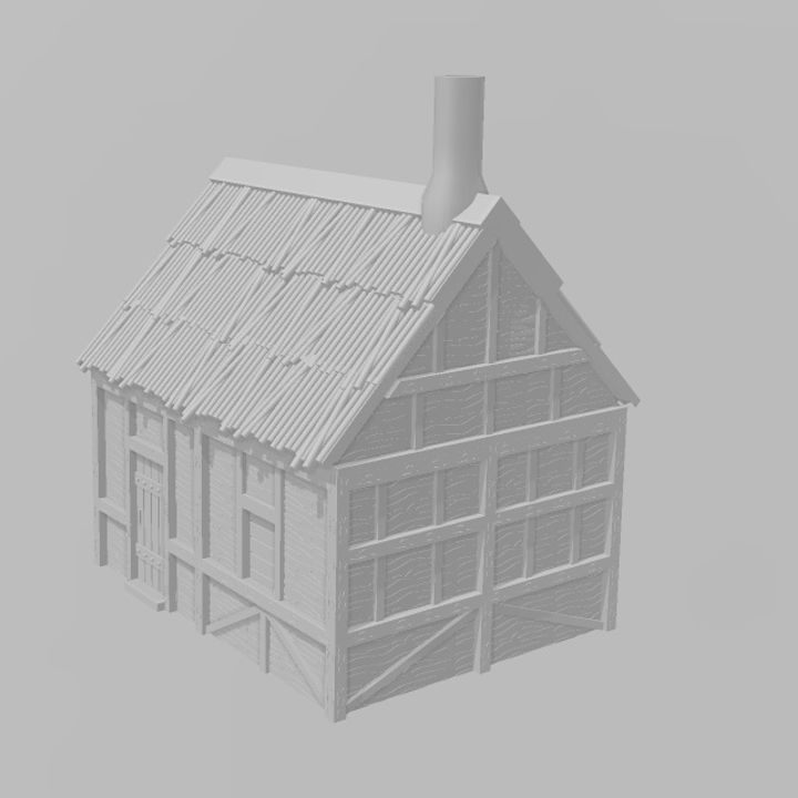 3D Printable Medieval House by Fabregat Laurent