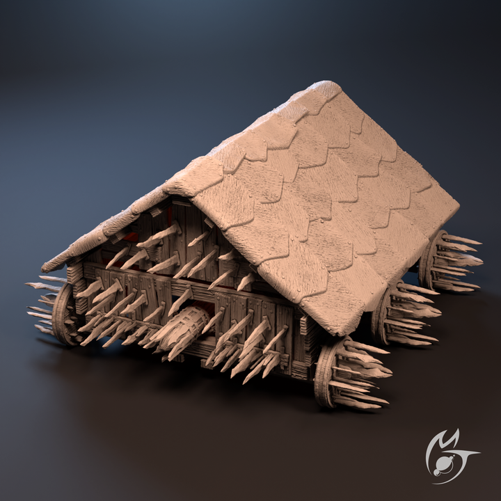 3D Printable Ram - Siege Terrain by Making Tlon