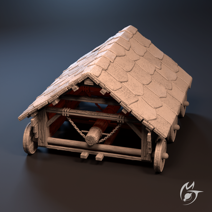 3D Printable Ram - Siege Terrain by Making Tlon