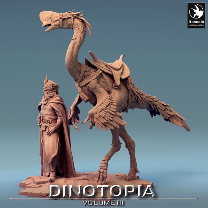 3D Printable Pack Dinotopia Diorama by Rescale Miniatures