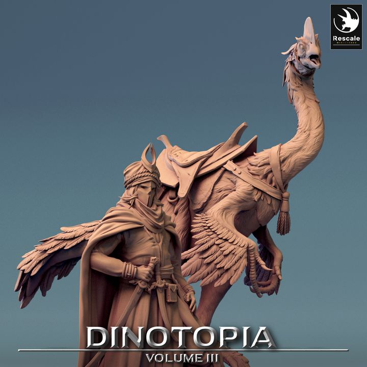 3D Printable Pack Dinotopia Diorama by Rescale Miniatures