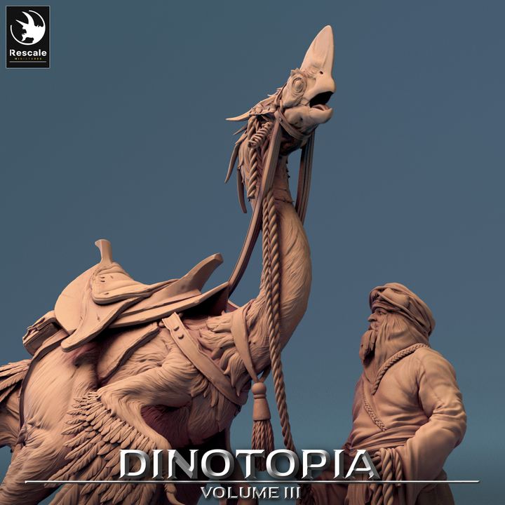 3D Printable Pack Dinotopia Diorama by Rescale Miniatures