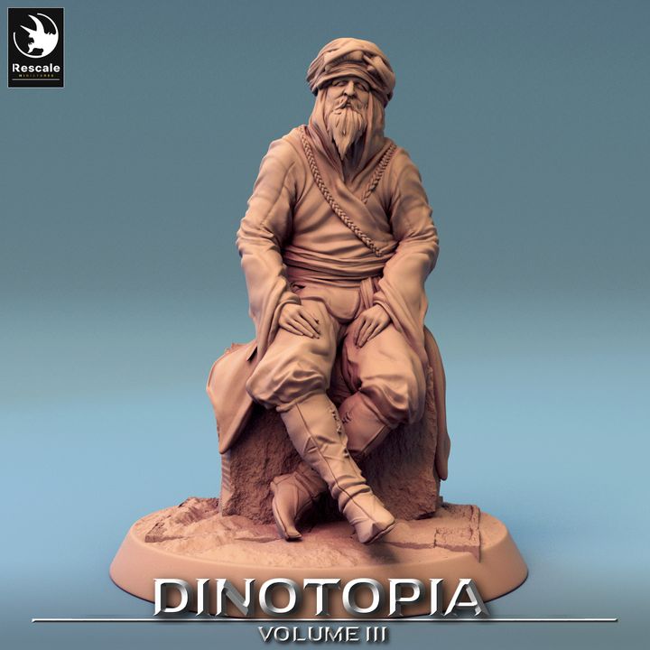 3D Printable Dinotopia Diorama Look by Rescale Miniatures