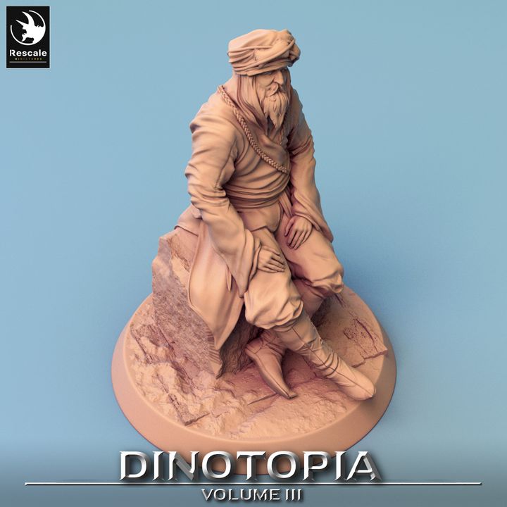 3D Printable Dinotopia Diorama Look by Rescale Miniatures