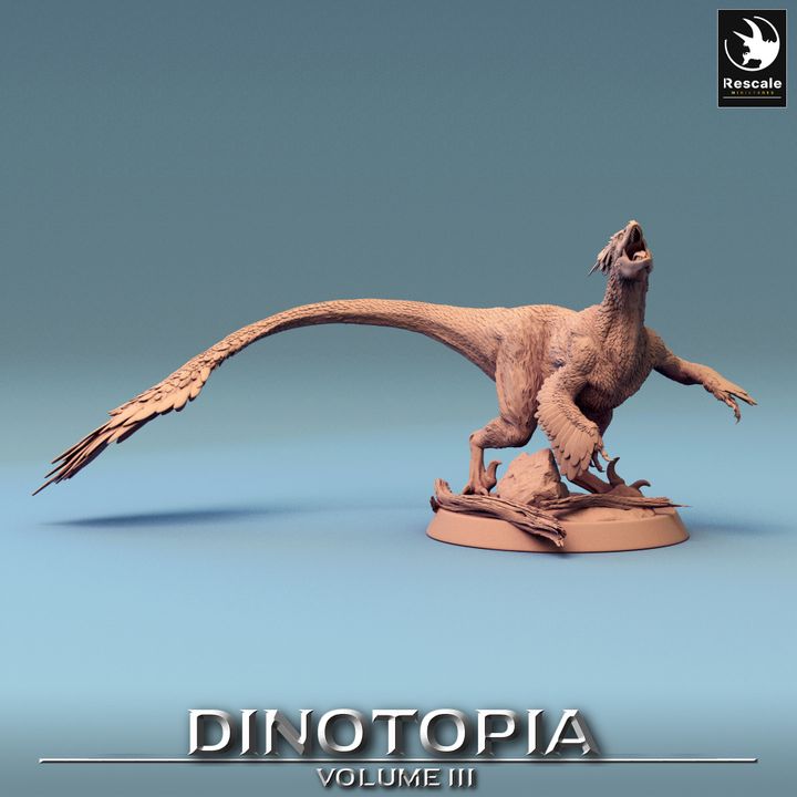3D Printable Pack Pyroraptors by Rescale Miniatures