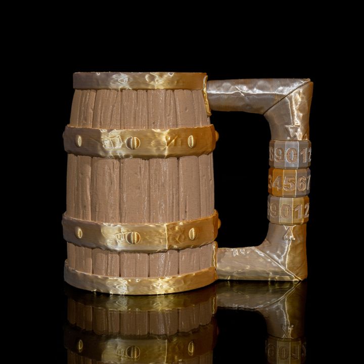 3D Printable Keg o’ Beer Can Holder by Stlflix