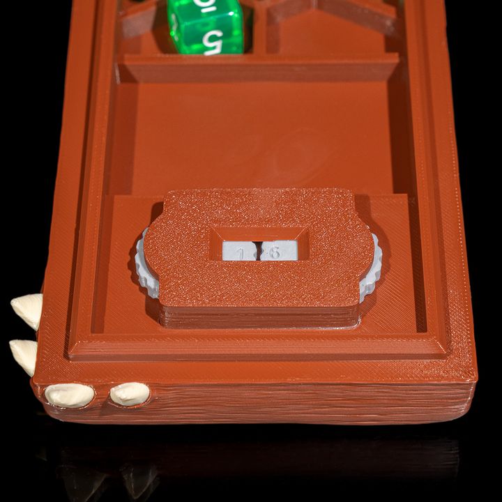 3D Printable Mimic Dice Tray by Stlflix