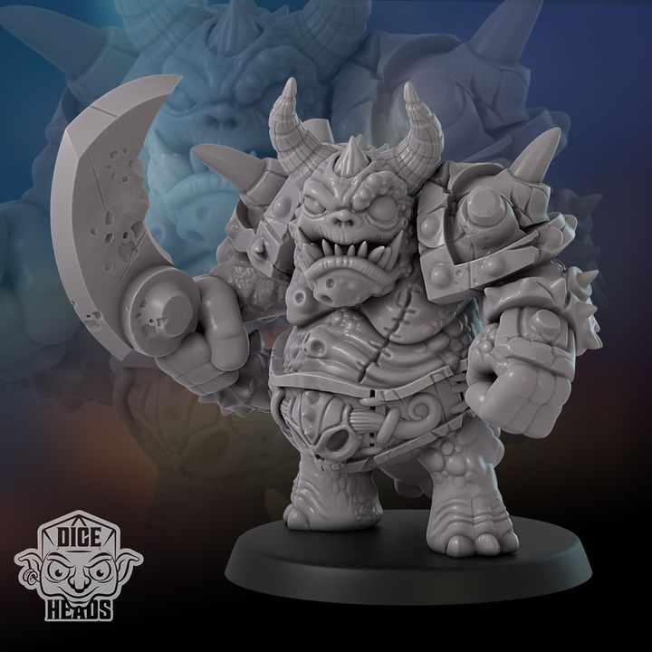 3D Printable Pustulant warband (Pre-Supported) by Dice Heads