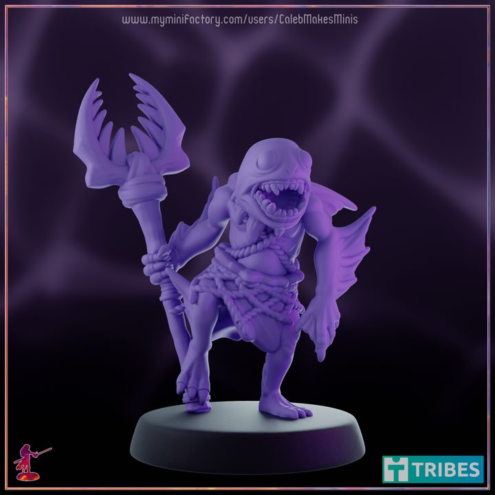 3D Printable Fishmen Series [PRE-SUPPORTED] | Complete Collection ...