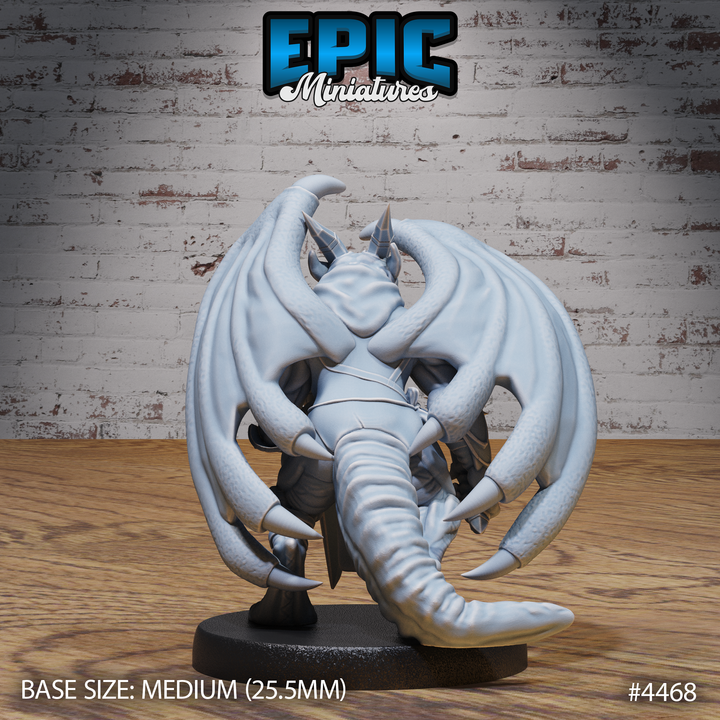 3D Printable Winged Kobold Tribe Warrior / Draconic Lizard Fighter ...