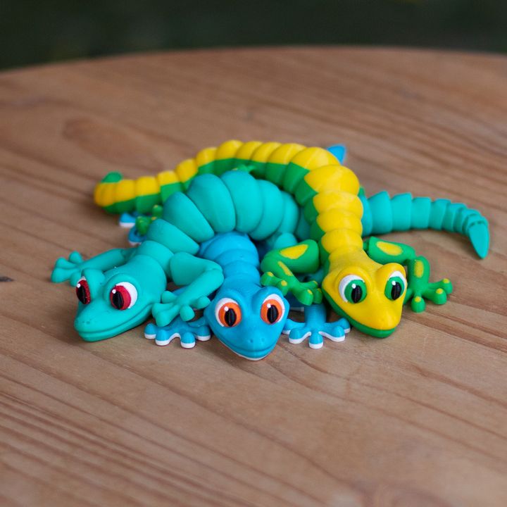 3D Printable LIZARD ARTICULATED, FLEXI by Rogi Studios