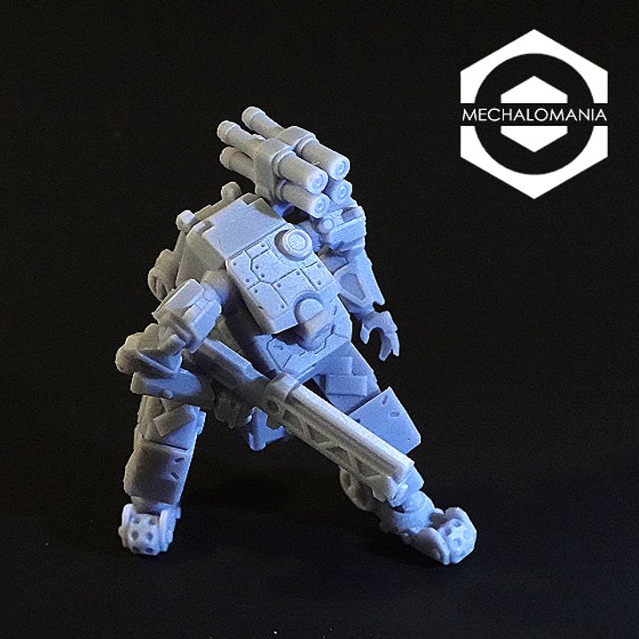 3D Printable T99 BCV: Missile Carrier (mech) by Rattapoom Kotchapong