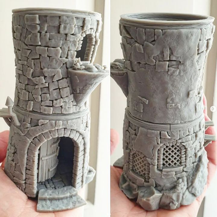 3D Printable Wizard Tower by Gothic Things