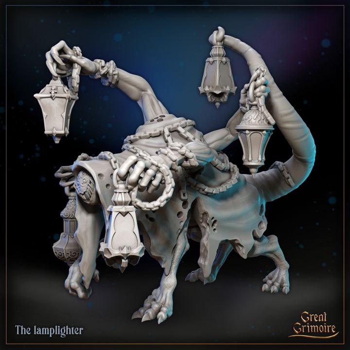 3D Printable The lamplighter by Great Grimoire