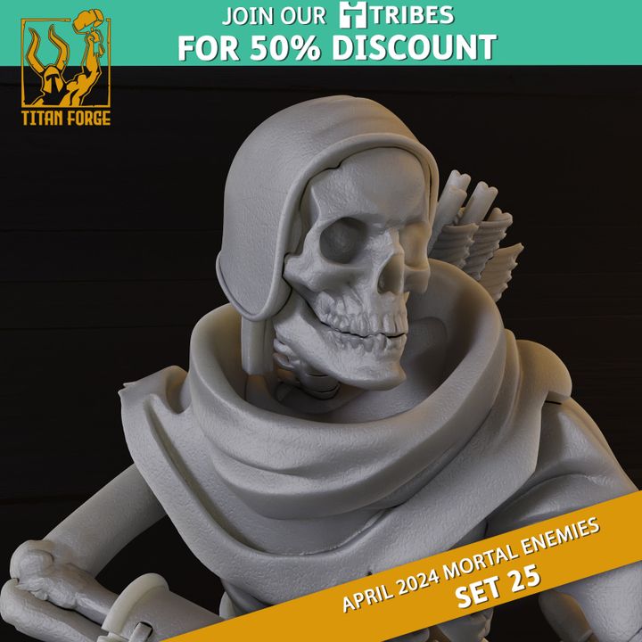 3D Printable Skellies - RPG Monster DnD 5e - Mortal Enemies Set 25 by ...
