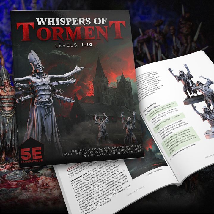 3D Printable Tormentor Cults - 5E Campaign Pack by Bestiarum Miniatures