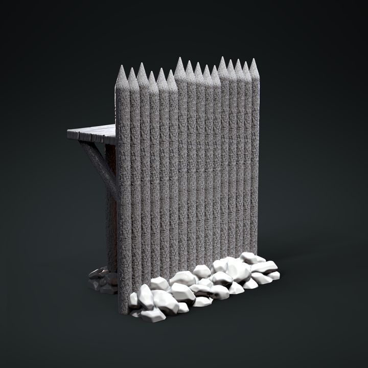 3D Printable camp wall by clynche art