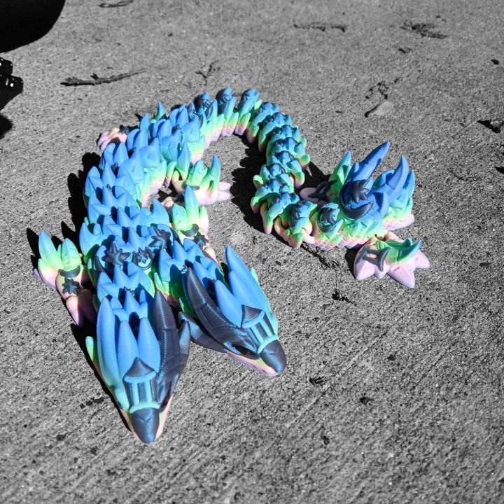 3D Printable Gemini Dragon by The Dragon's Den