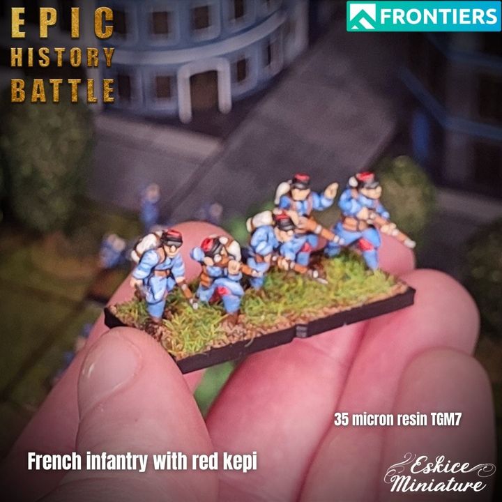 3D Printable WW1 - French army pack for Epic History Battle by Eskice ...
