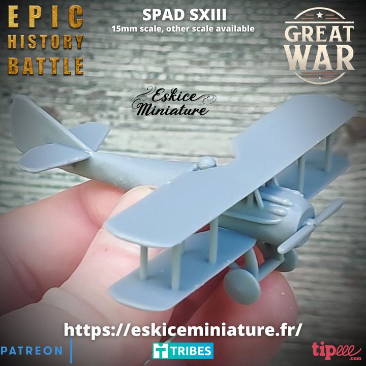 3D Printable WW1 - French army pack for Epic History Battle by Eskice ...