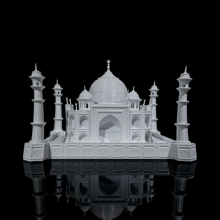 3D Printable Taj Mahal by Stlflix