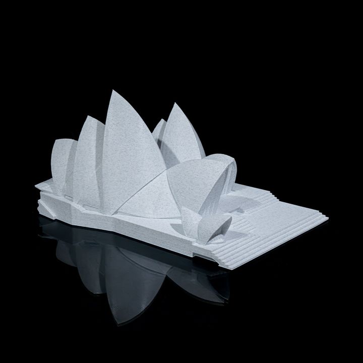 3D Printable Sydney Opera House by Stlflix