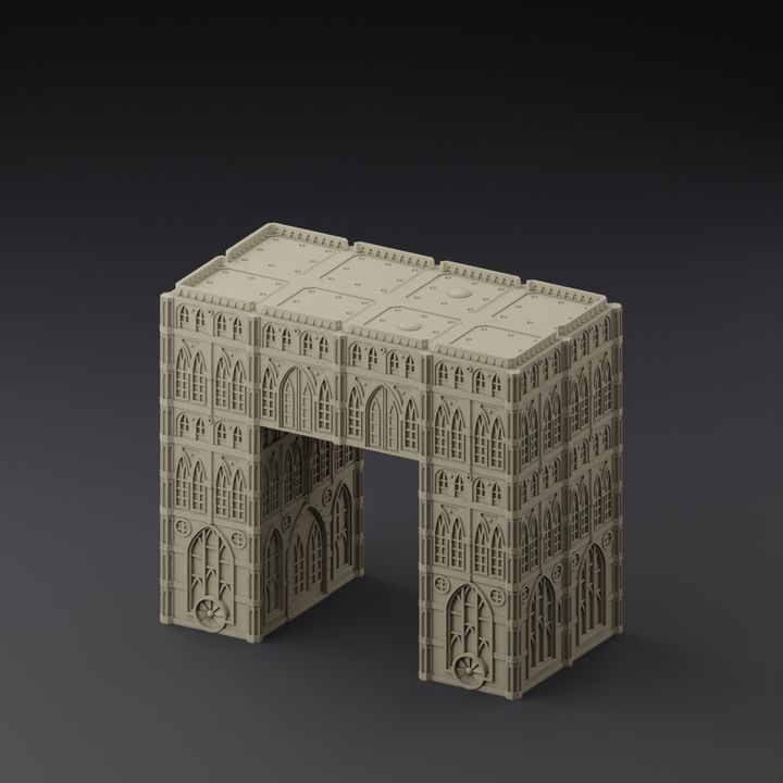 3D Printable Epic-scale Modular Building System - Grimdark Gothic by ...