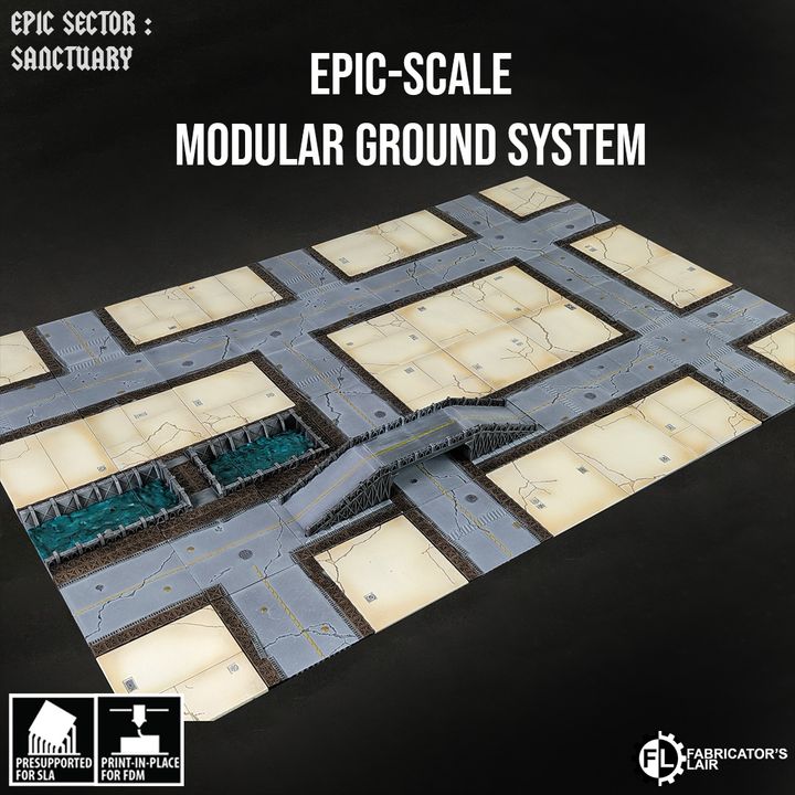 3D Printable Epic-scale Modular Ground System - Grimdark Gothic by ...