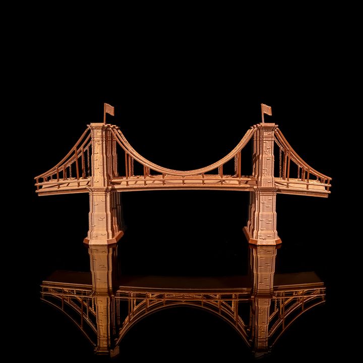3D Printable Brooklyn Bridge by Stlflix