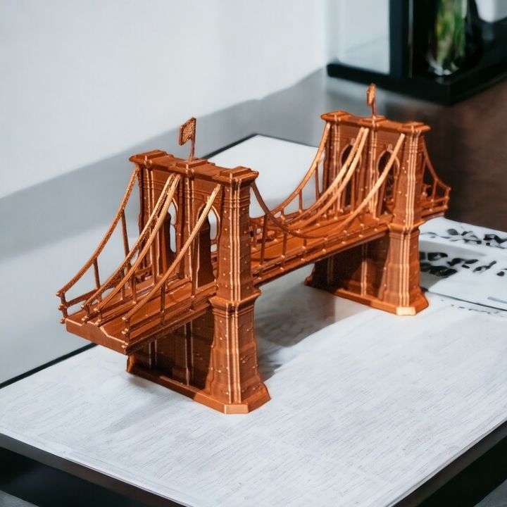 3D Printable Brooklyn Bridge by Stlflix