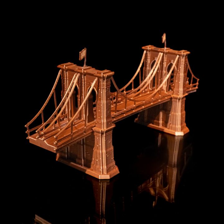 3D Printable Brooklyn Bridge by Stlflix