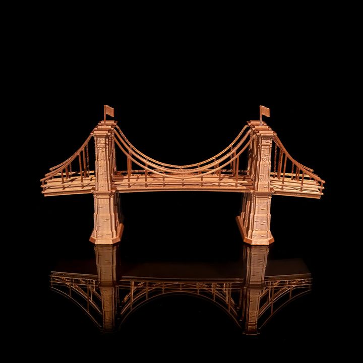 3D Printable Brooklyn Bridge by Stlflix