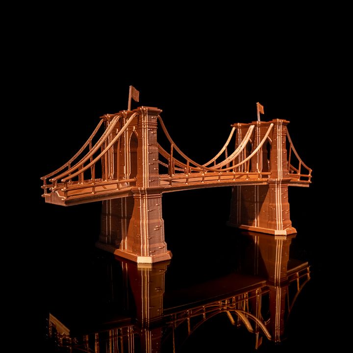3D Printable Brooklyn Bridge by Stlflix