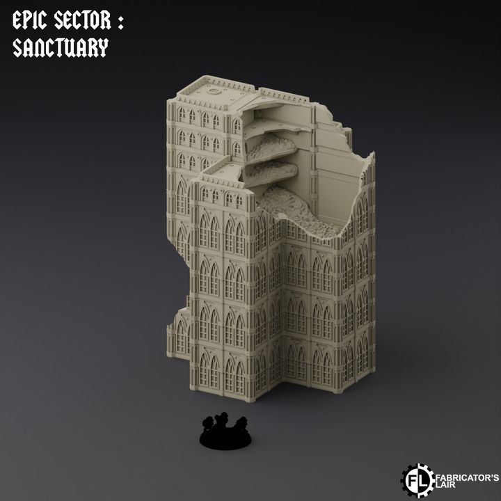 3D Printable Epic-scale Grimdark Gothic Buildings - Set #1 by ...