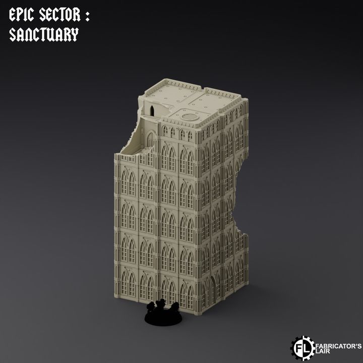 3D Printable Epic-scale Grimdark Gothic Buildings - Set #1 by ...