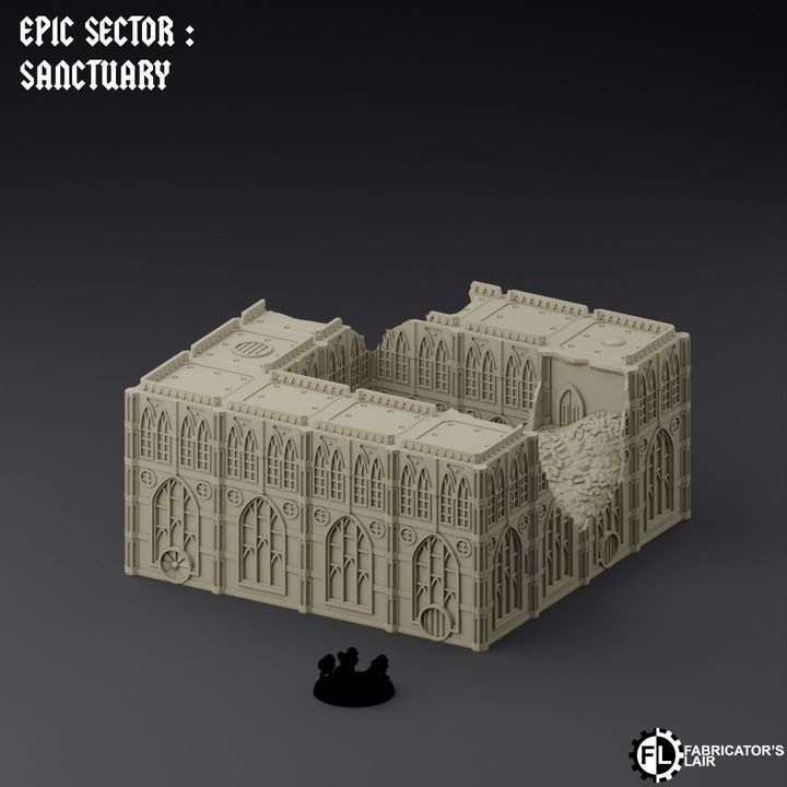3D Printable Epic-scale Grimdark Gothic Buildings - Set #2 by ...