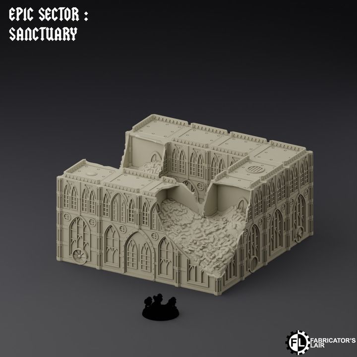 3D Printable Epic-scale Grimdark Gothic Buildings - Set #2 by ...