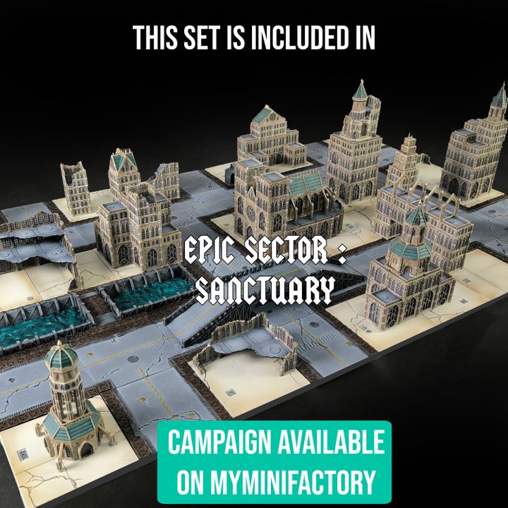 3D Printable Epic-scale Grimdark Gothic Buildings - Set #2 by ...