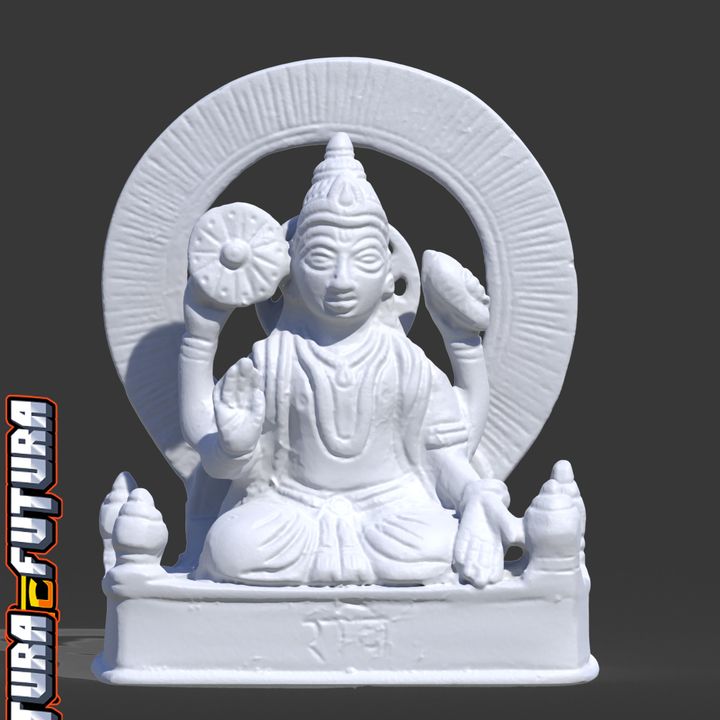 3D Printable Lord Ravi or The Sun Deity by VedicFutura
