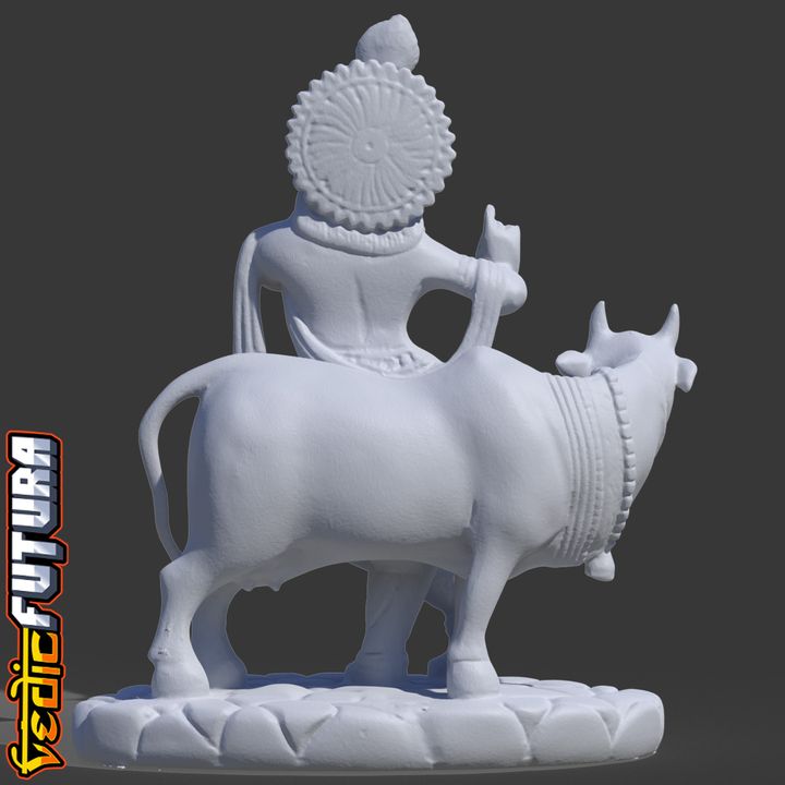 3D Printable Gopal Krishna – Maintainer of Cows by VedicFutura