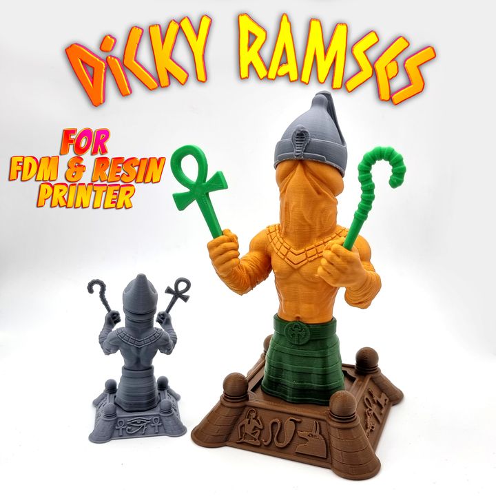 3D Printable Dicky Ramses by iradj3d