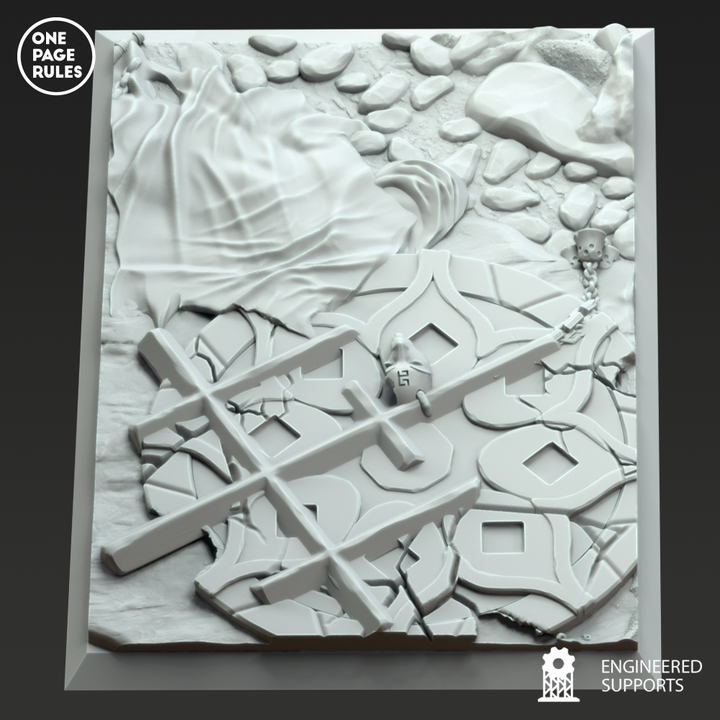 3D Printable Shadow Stalkers Bases (Round & Square) by One Page Rules