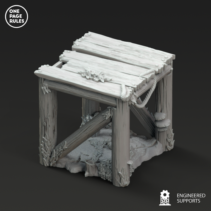 3D Printable Forest Platforms Terrain by One Page Rules