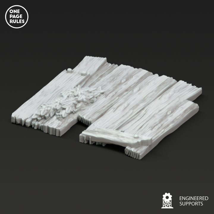 3D Printable Forest Platforms Terrain by One Page Rules