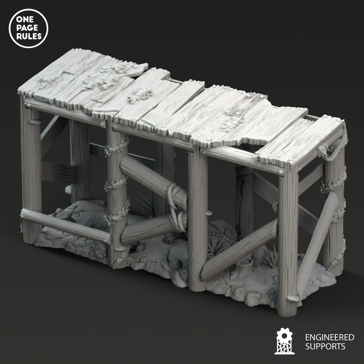 3D Printable Forest Platforms Terrain by One Page Rules