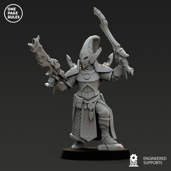 3D Printable Retributors - High Elf Fleets by One Page Rules